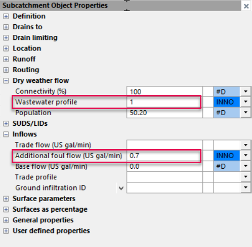 Converting ICM SWMM networks to InfoWorks networks: Base Flow
