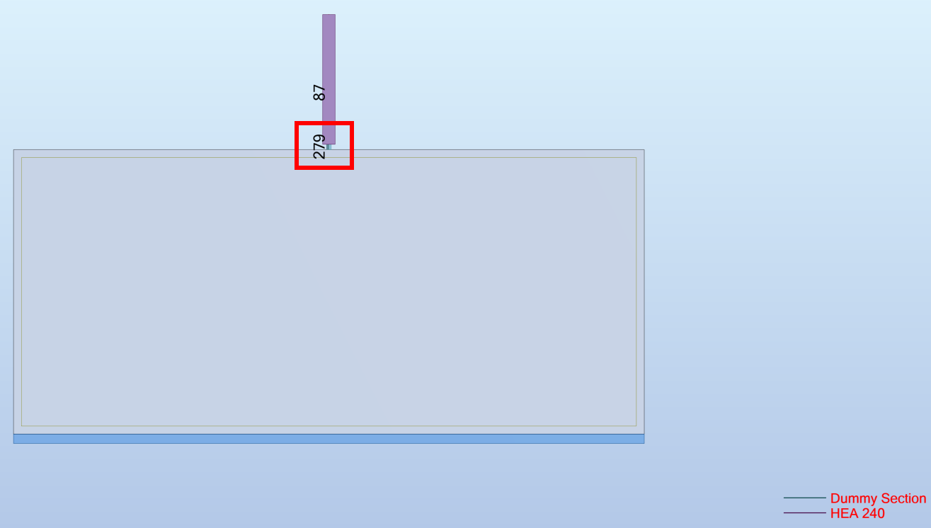 How to simulate a steel column supported by a concrete wall in Robot ...