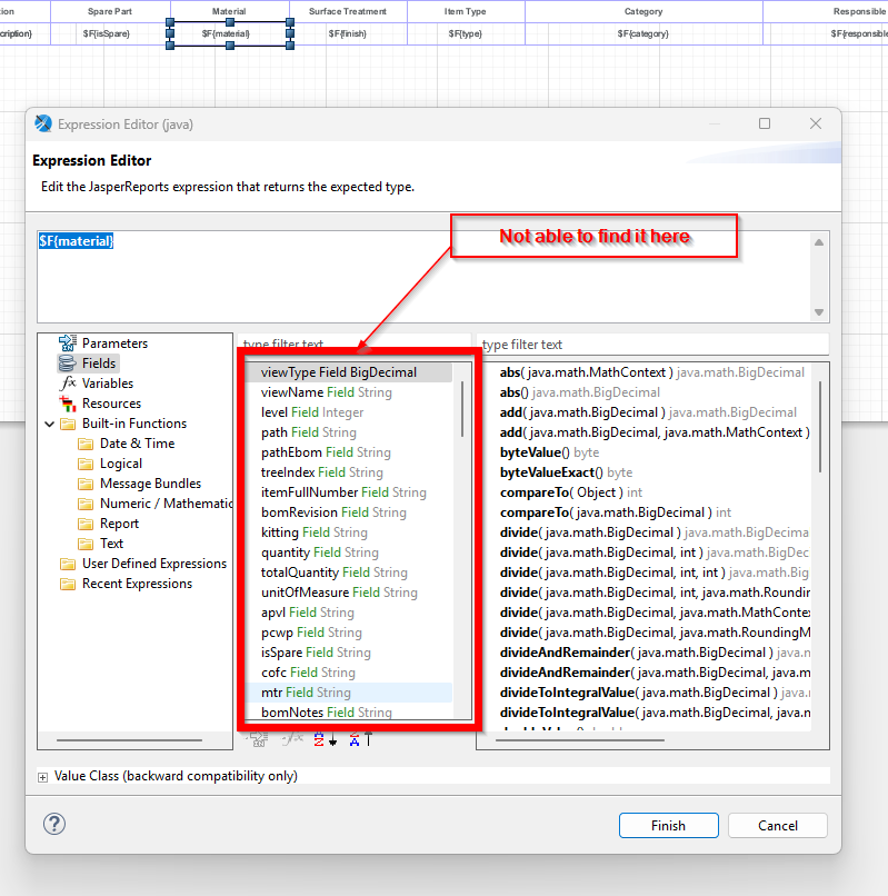 How to create Report with Custom Properties in Upchain