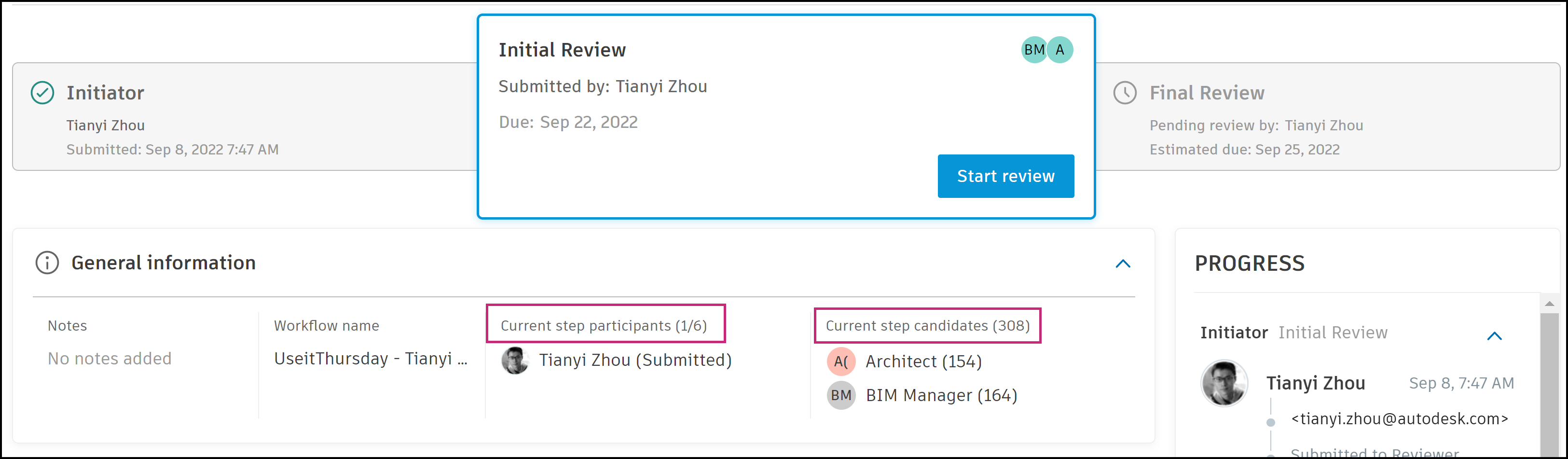Is it possible to add a Reviewer into the workflow of the Review ...