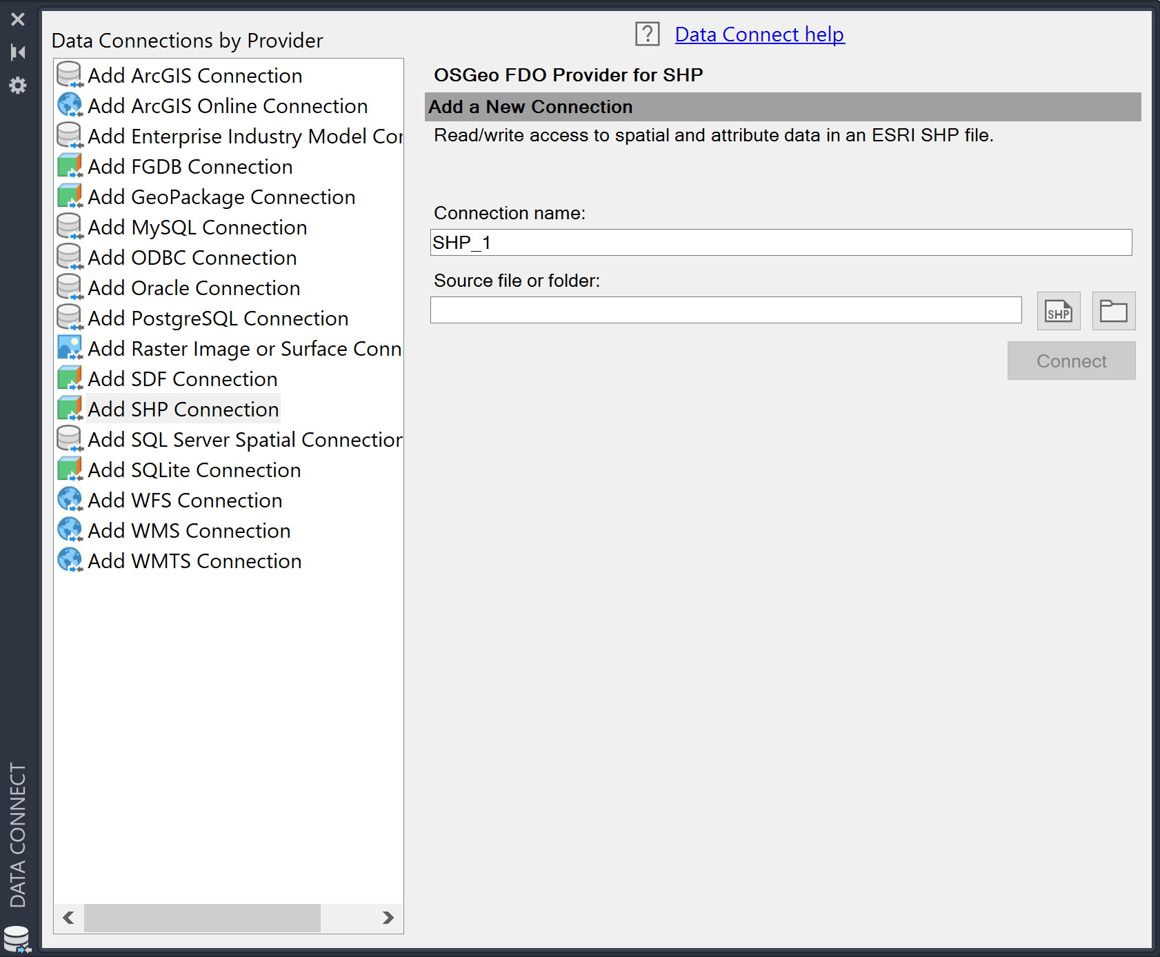When importing a shapefile into the drawing, data is lost in AutoCAD Map 3D