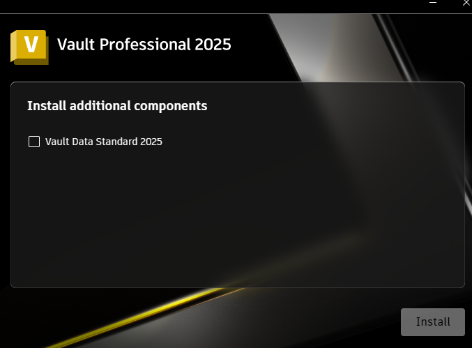 如何安装 Vault Data Standard
