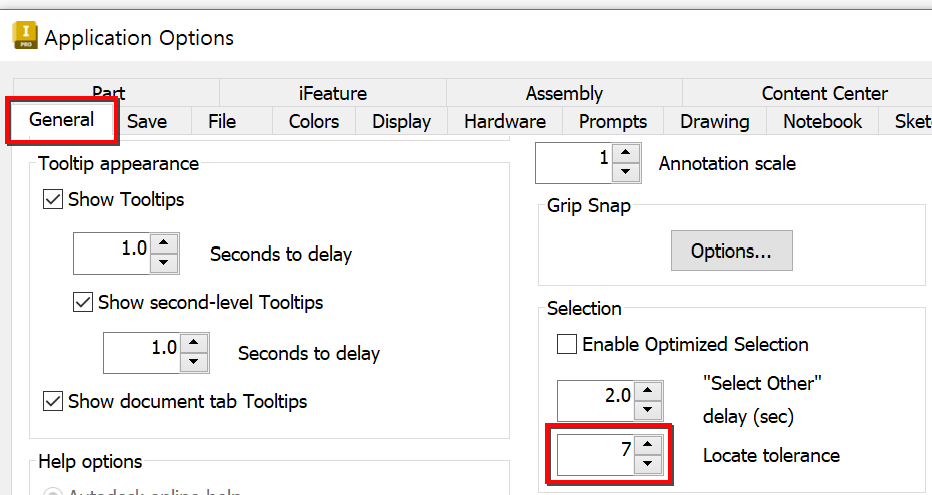 Selecting edges or points is slow and stutters in Inventor Drawing
