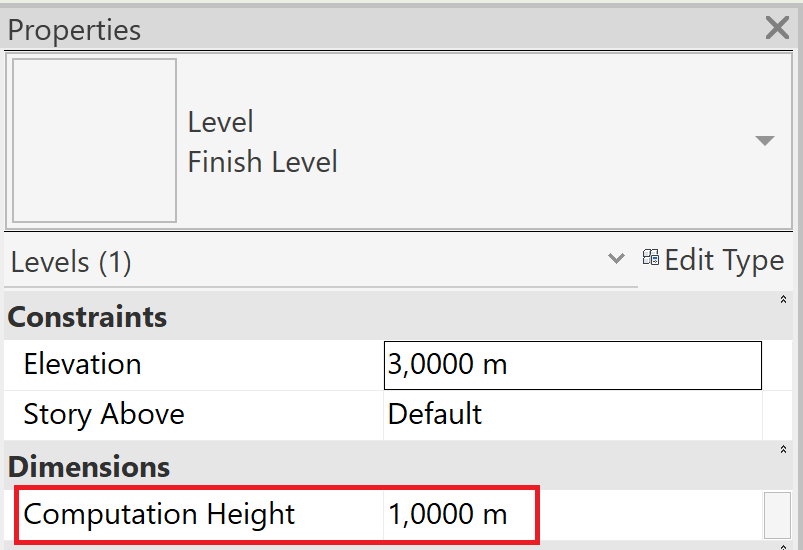 The Space does not fill up the entire volume under the Roof in Revit