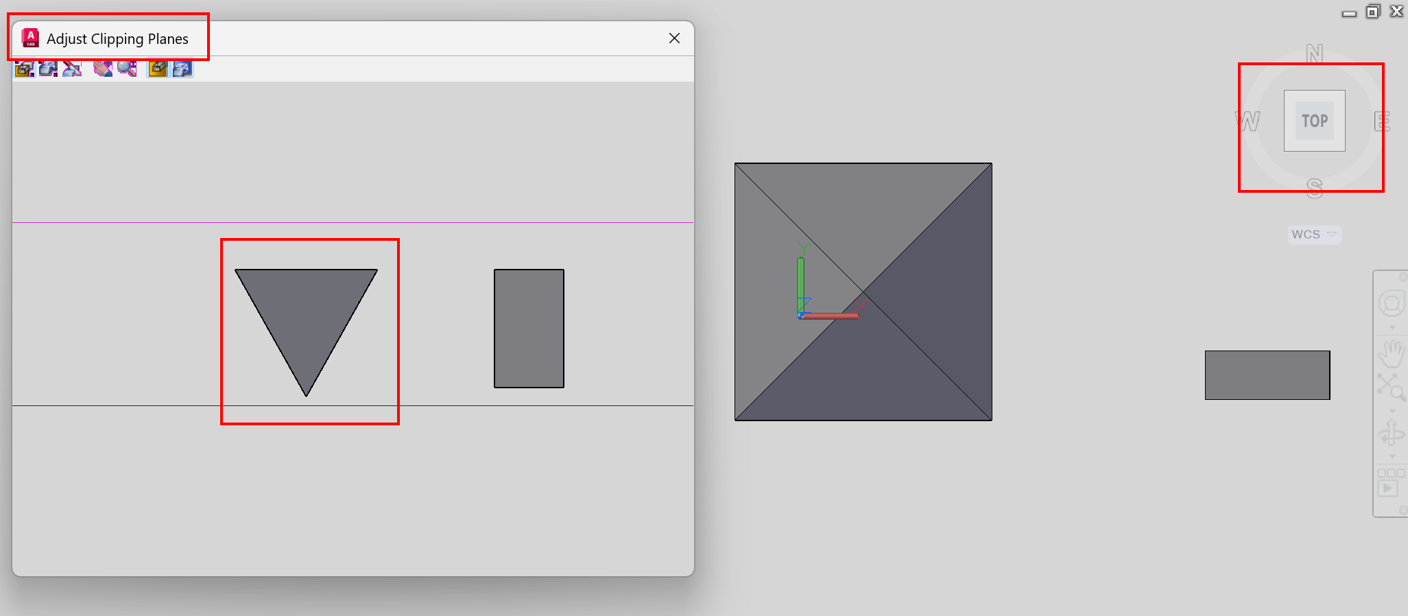Objects shown upside down in 3DClip 'Adjust Clipping Plane' viewer in AutoCAD products