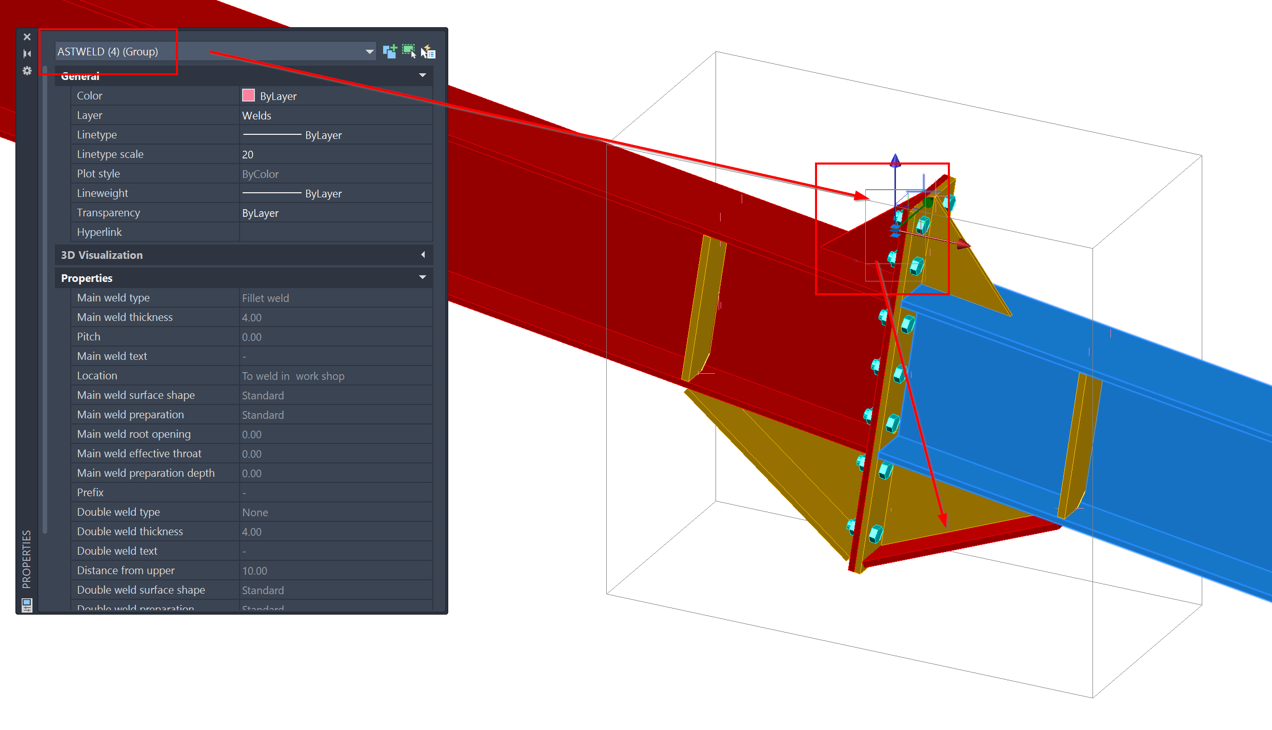 Joint "Double Apex Haunch" connects both beams into one assembly in ...