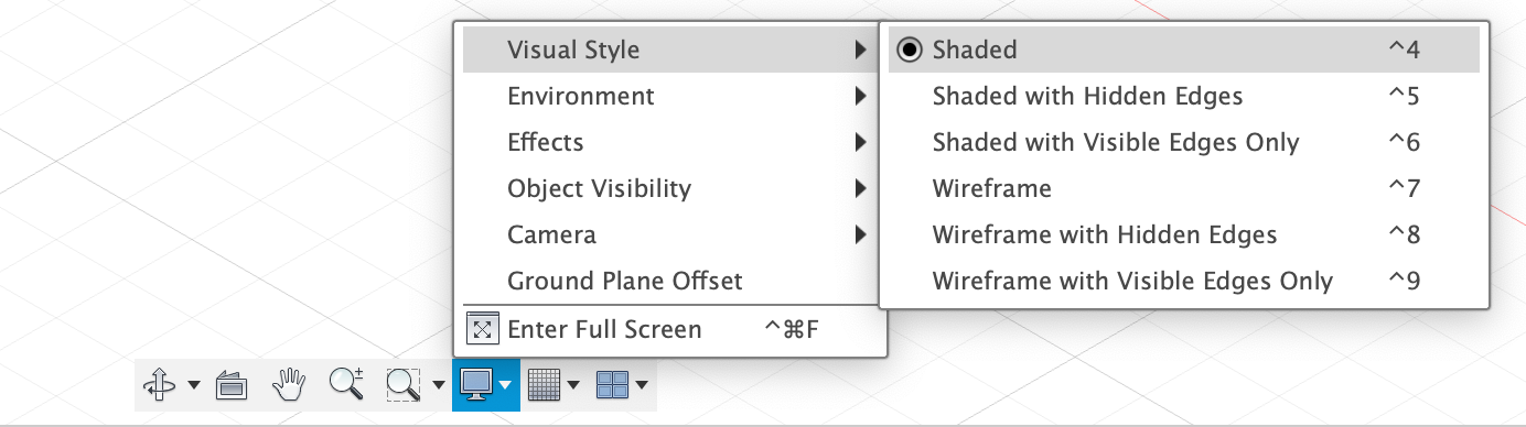 How to turn on/off line edges of 3D model in Fusion