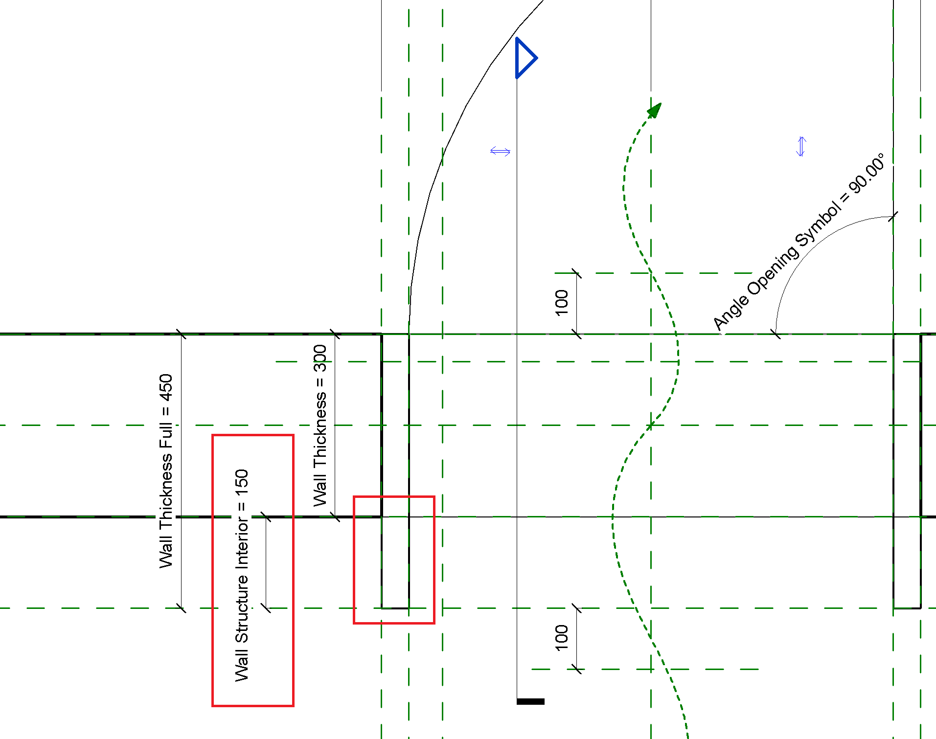 Door frame does not extend to entire thickness of the wall in Revit