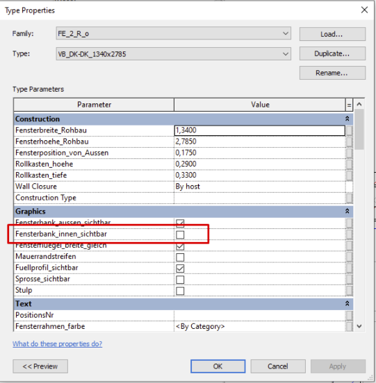 Areabook Extension 无法识别 Revit 中的壁龛