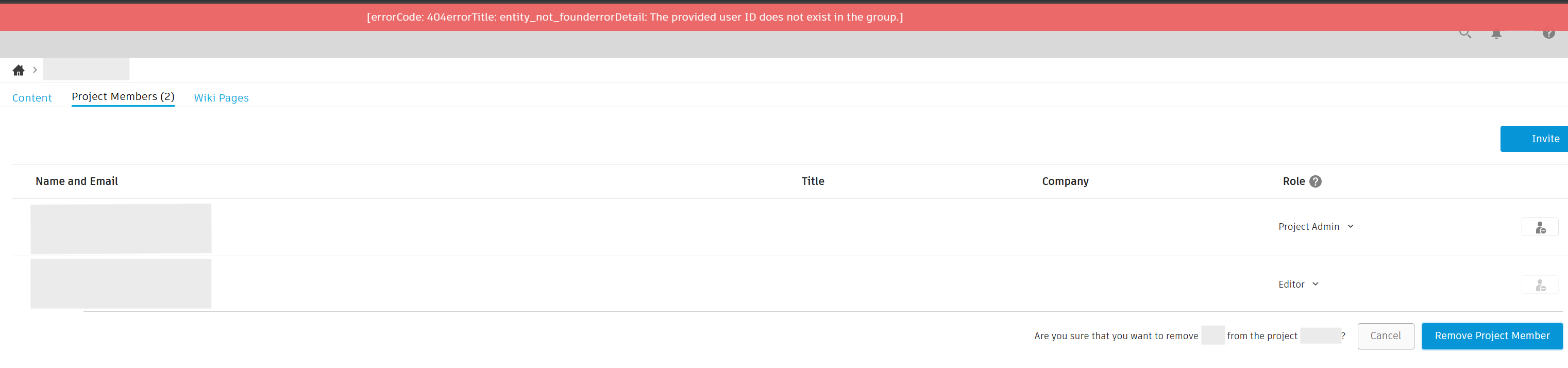 "Read Access Denied" when opening a Project in Autodesk Fusion