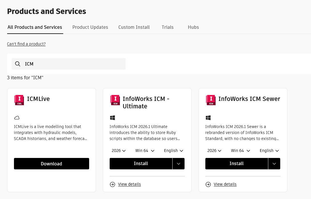 How to manage updating InfoWorks ICM and its components