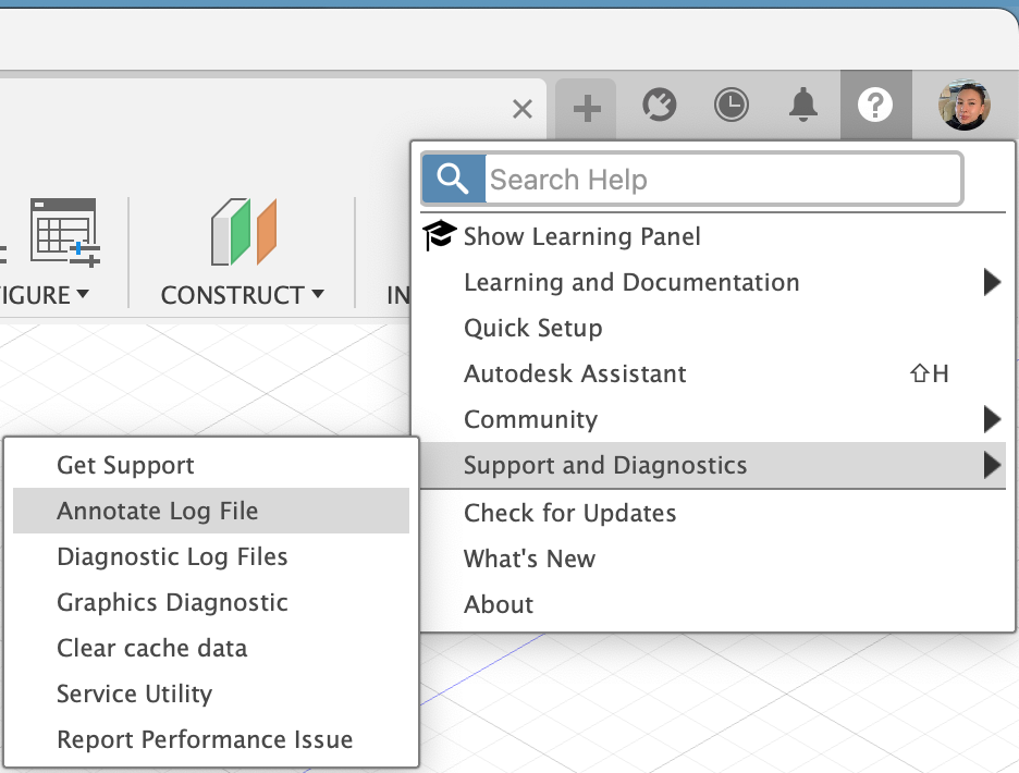 How to add notes or annotations to log files in Fusion