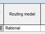 The Rational Routing Model in InfoWorks ICM