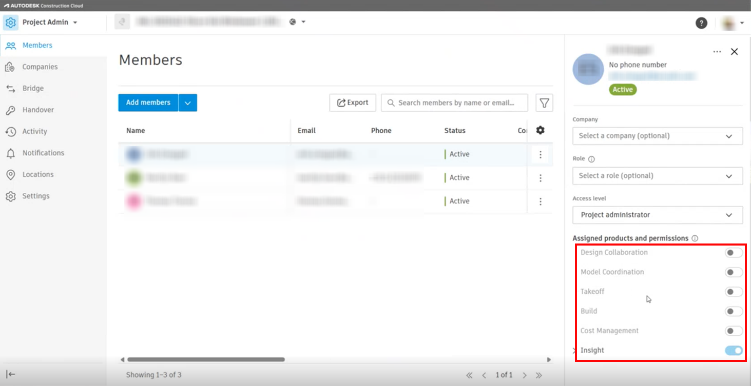 Docs is not displayed in the module selector in ACC
