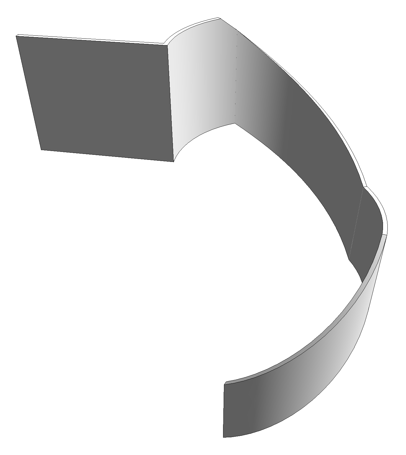 Unable to create a continuous railing with a vertical profile on spiral ...