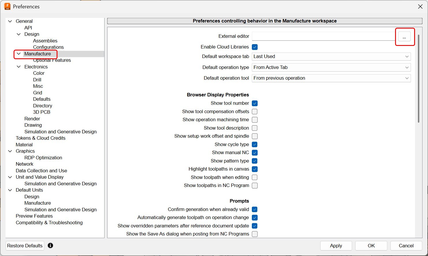 Visual Studio Code or other NC file editors do not open when posting NC file in Fusion Manufacture