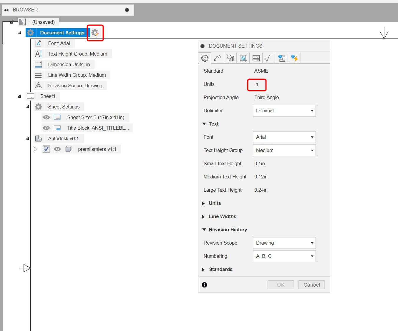 Unable to set or modify custom text within document settings in Fusion ...
