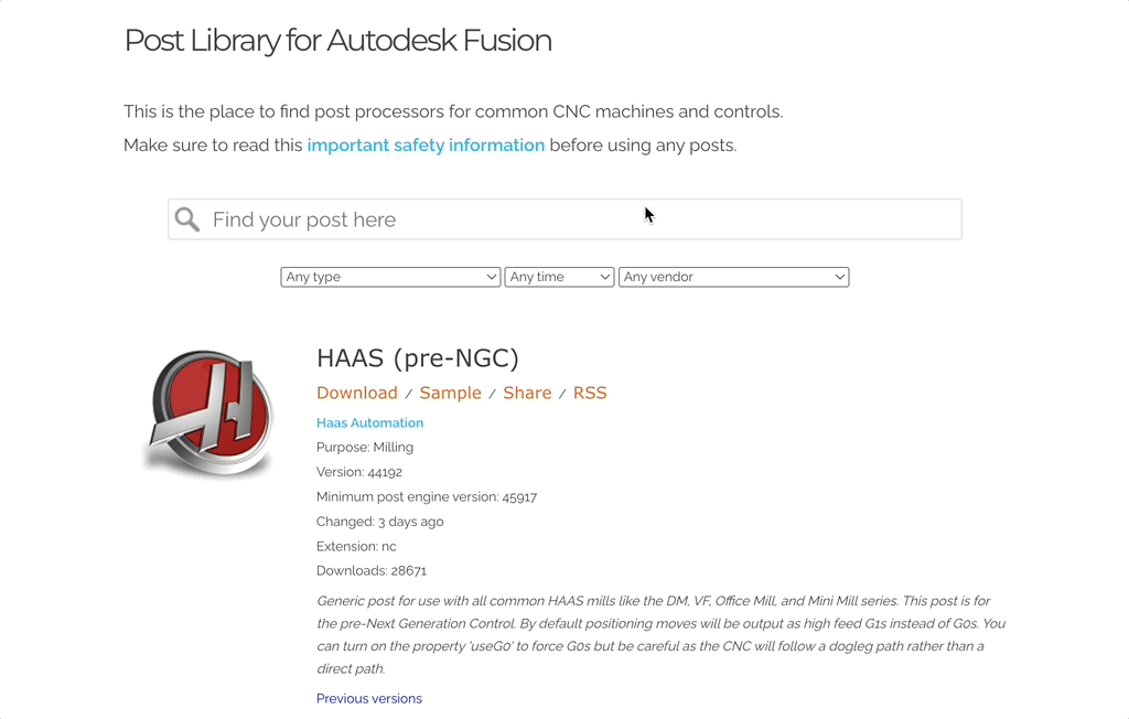 How to find or edit Post Processors for Fusion, Inventor CAM, and HSMWorks