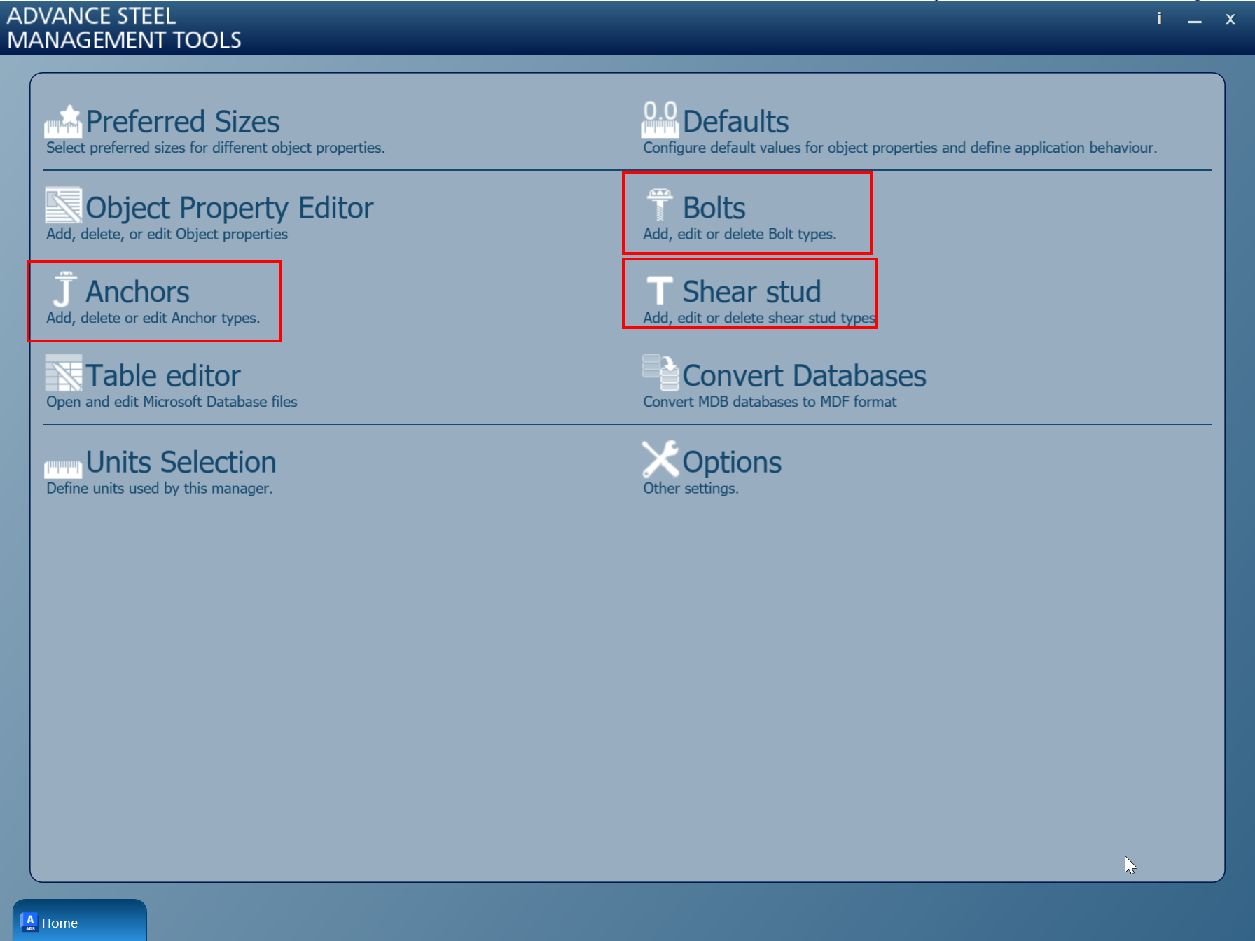 Personalización de tornillos, anclajes y pernos en Revit