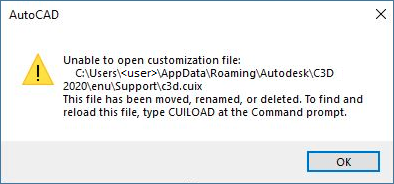 "Unable to open customization file.." error and ribbon not loading in ...