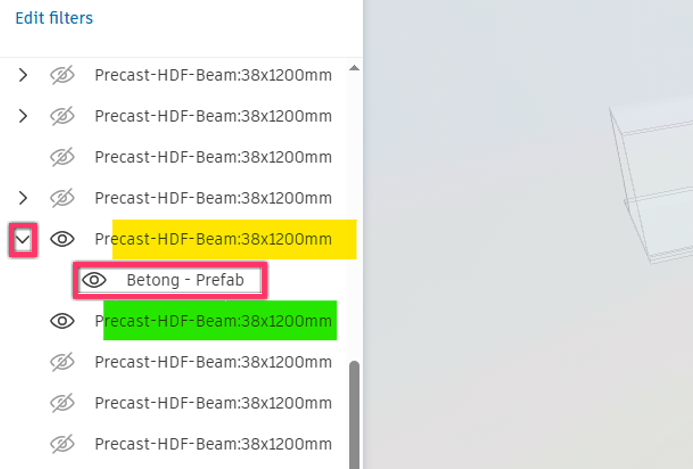 Inconsistencies filtering properties values on ACC