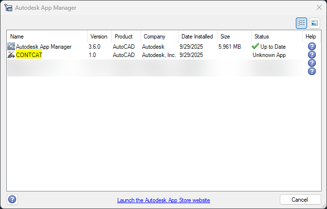 Content Catalog ribbon commands are missing in AutoCAD Products