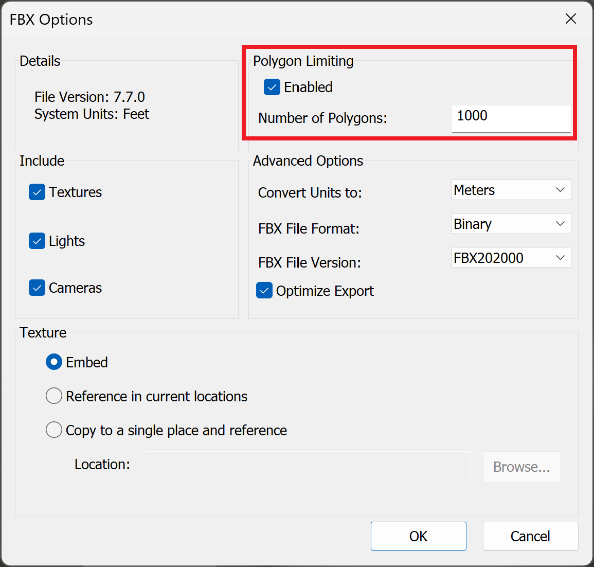FBX file exported from Navisworks is missing some objects