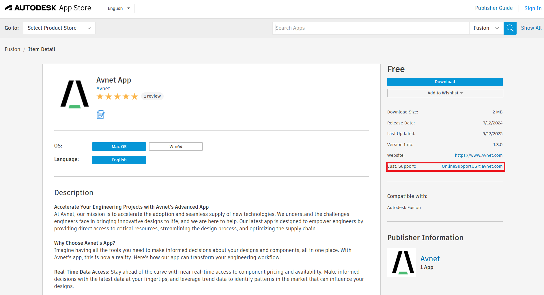 Support for Third party apps in the Fusion App store