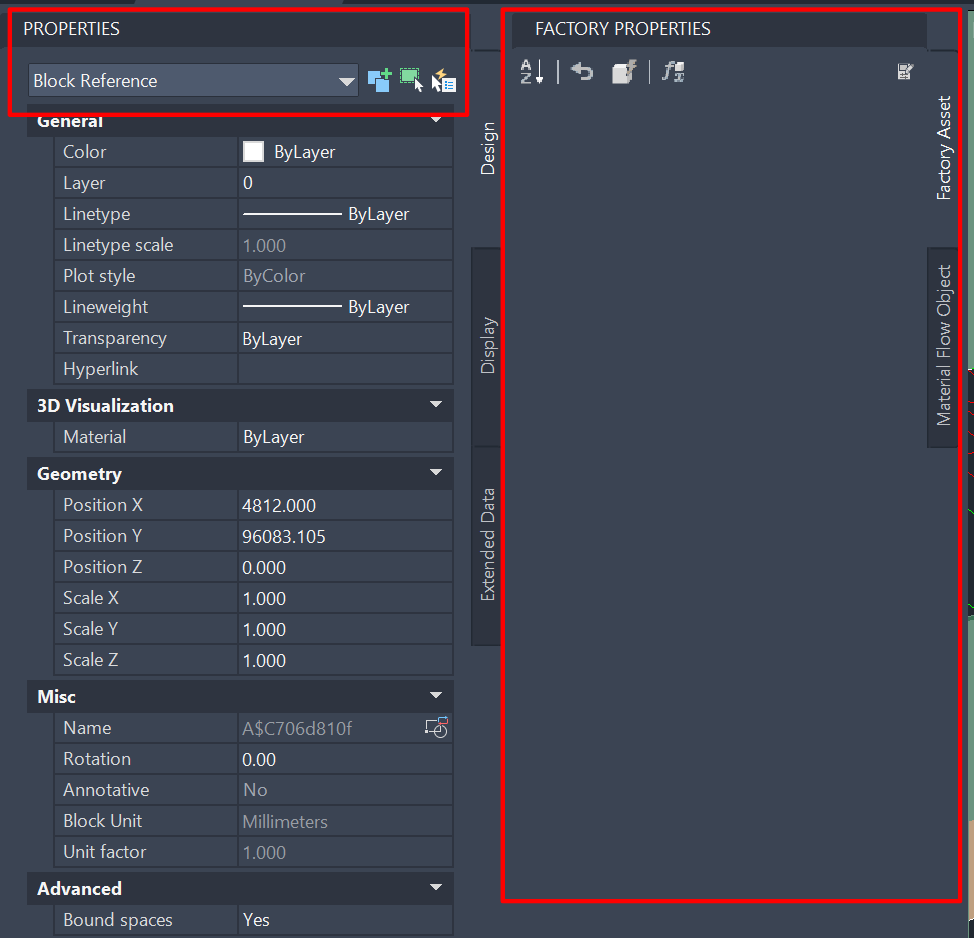 Factory assets created in AutoCAD Products are not visible in Inventor ...