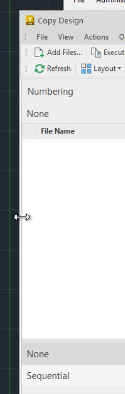 Copy Design dialog is missing functions and whole menu in Vault