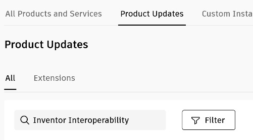 Software using Inventor Interoperability download on-demand