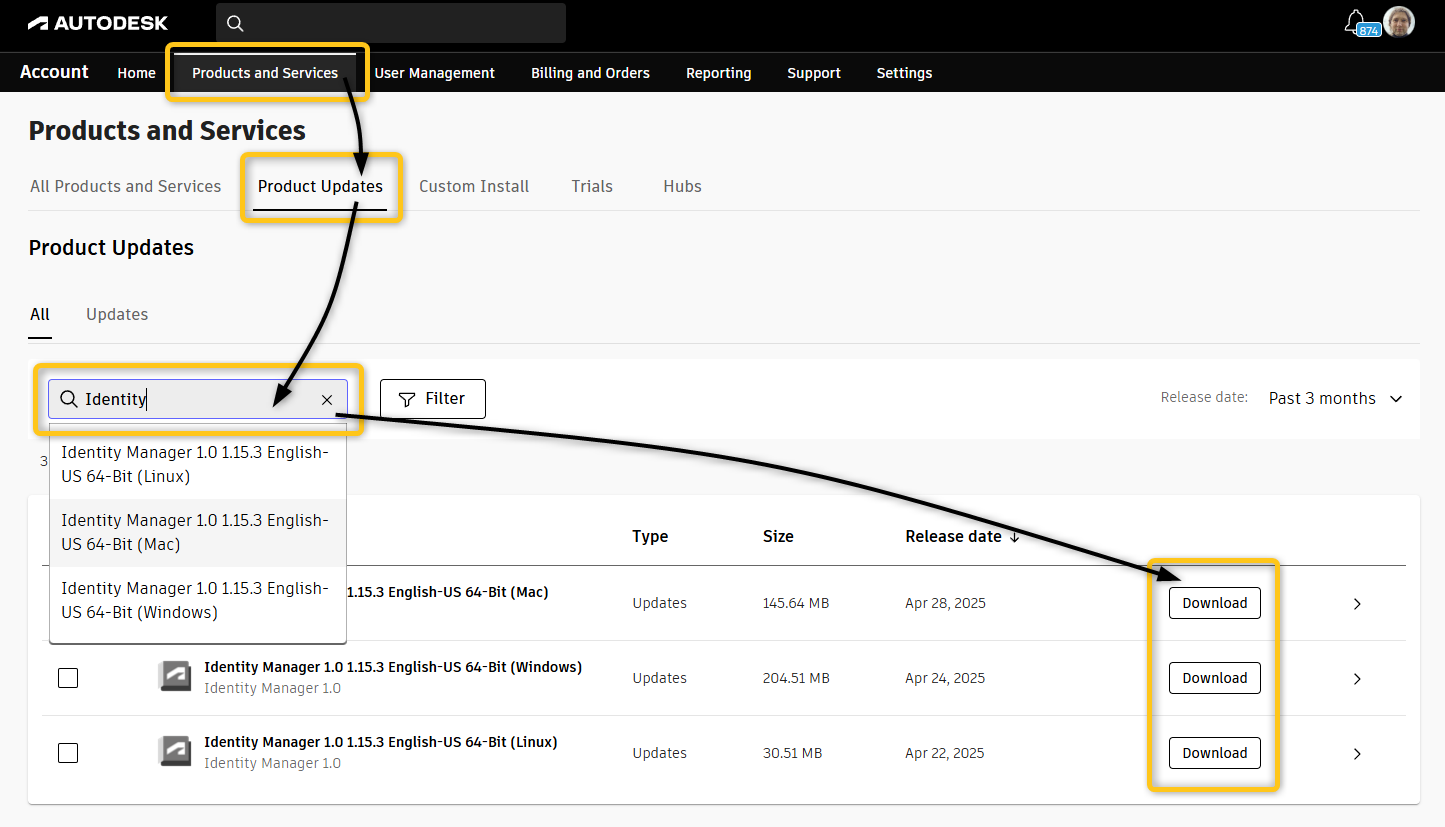How to get installers for features complementing Autodesk Programs?