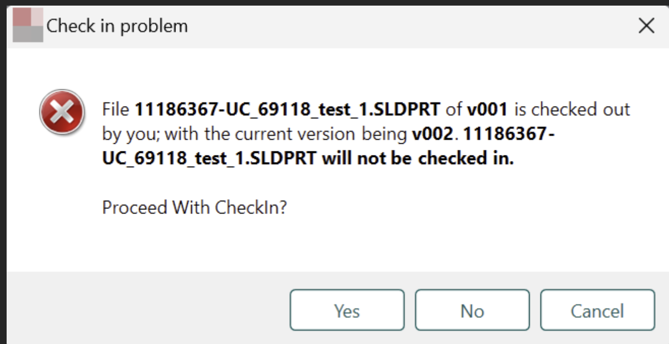 The version you have checked out is not the same as the version being ...