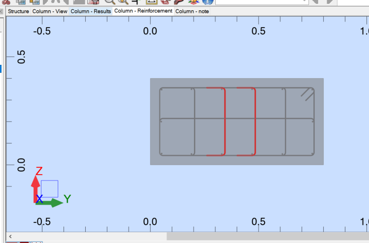 How to define arbitrary tie layout for column provided reinforcement in Robot Structural Analysis