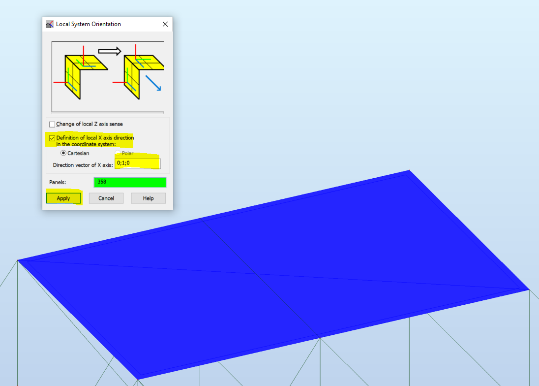 "The load has not been distributed correctly - There are no objects or elements carrying the ...