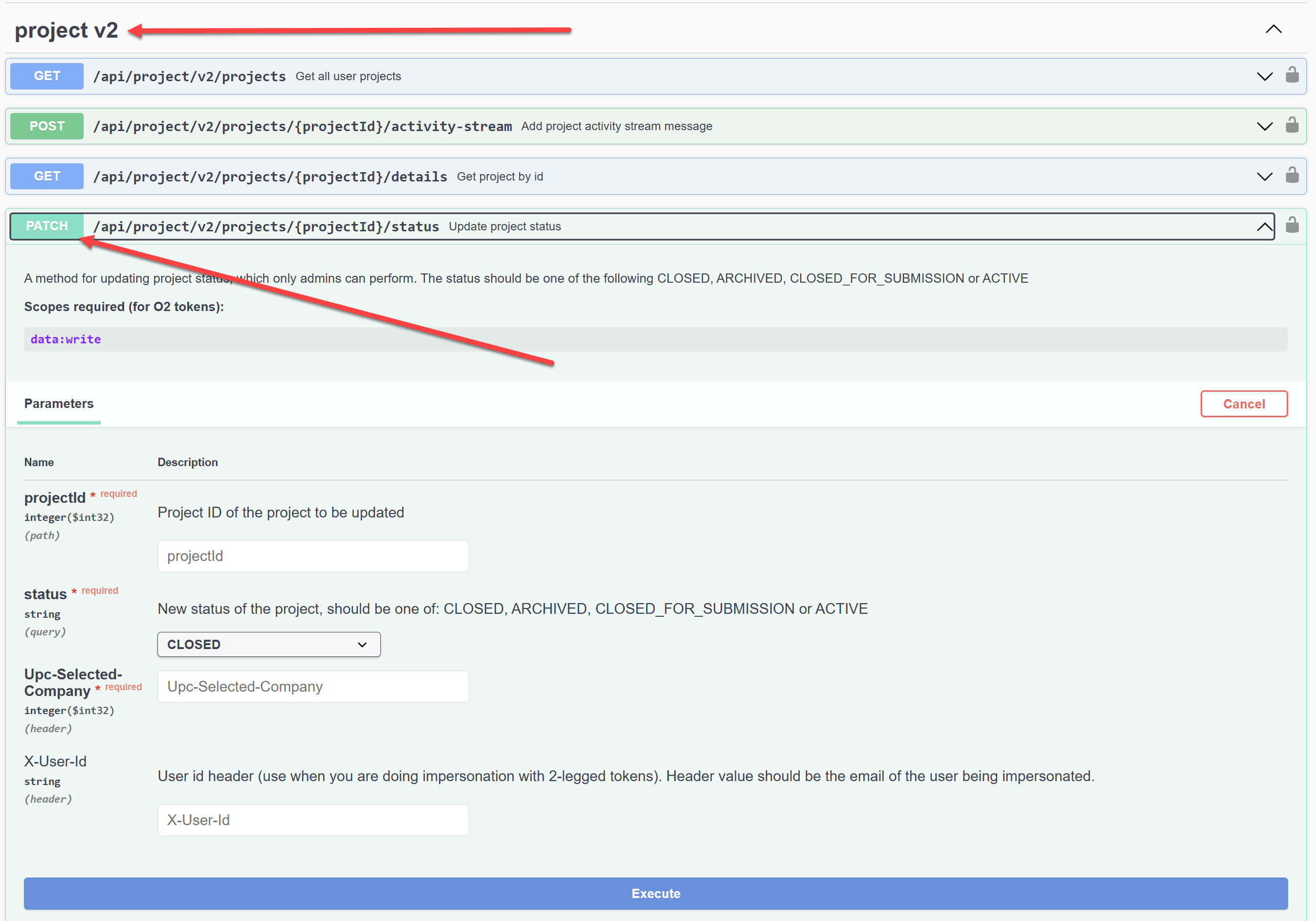 Support Required for Vault and Upchain Integration related topics