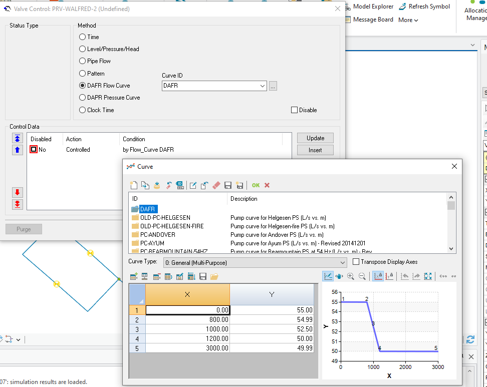 How to model parallel pumps or valves in InfoWater Pro