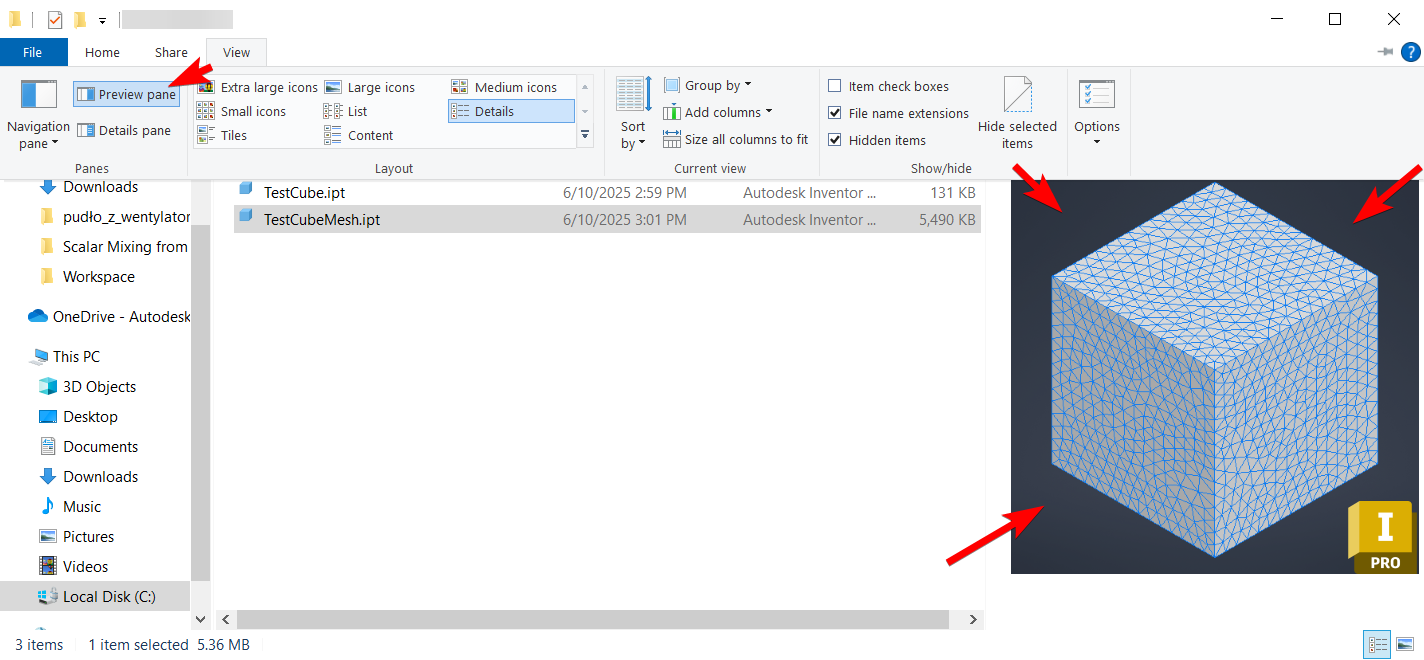 How To Check Whether Inventor Part Has Nastran Mesh Within It