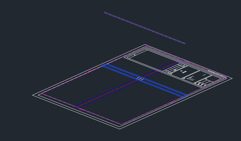 Center line offset after EXPORTLAYOUT Ortho view with different ...