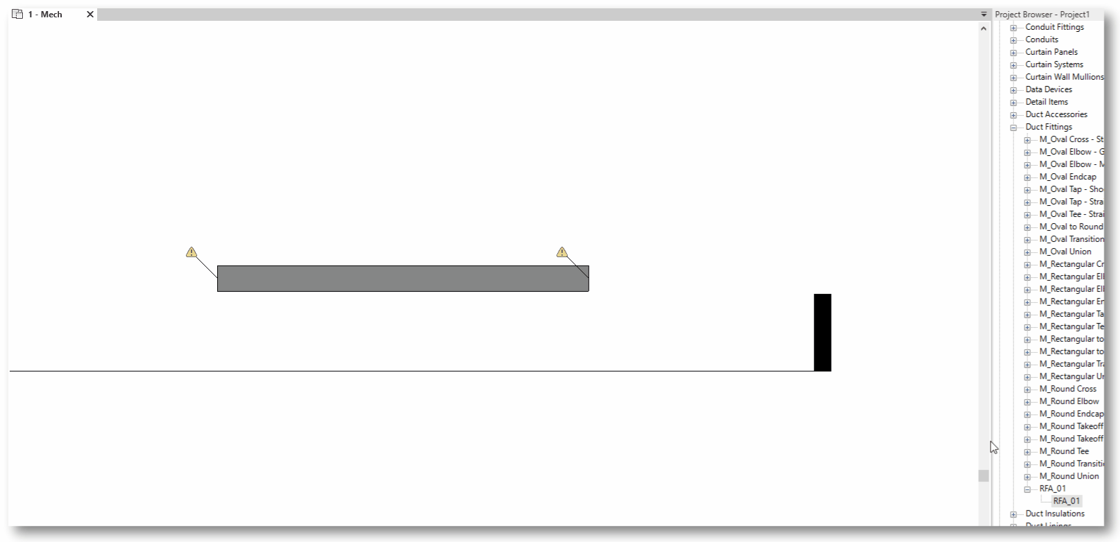 When inserting an MEP fitting an incorrect placement preview is being ...