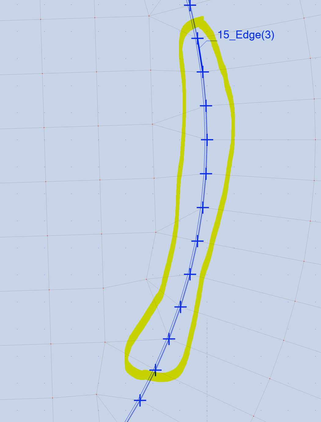 How to mesh opening in middle part of circular panel with regular radial mesh to obtain mesh ...