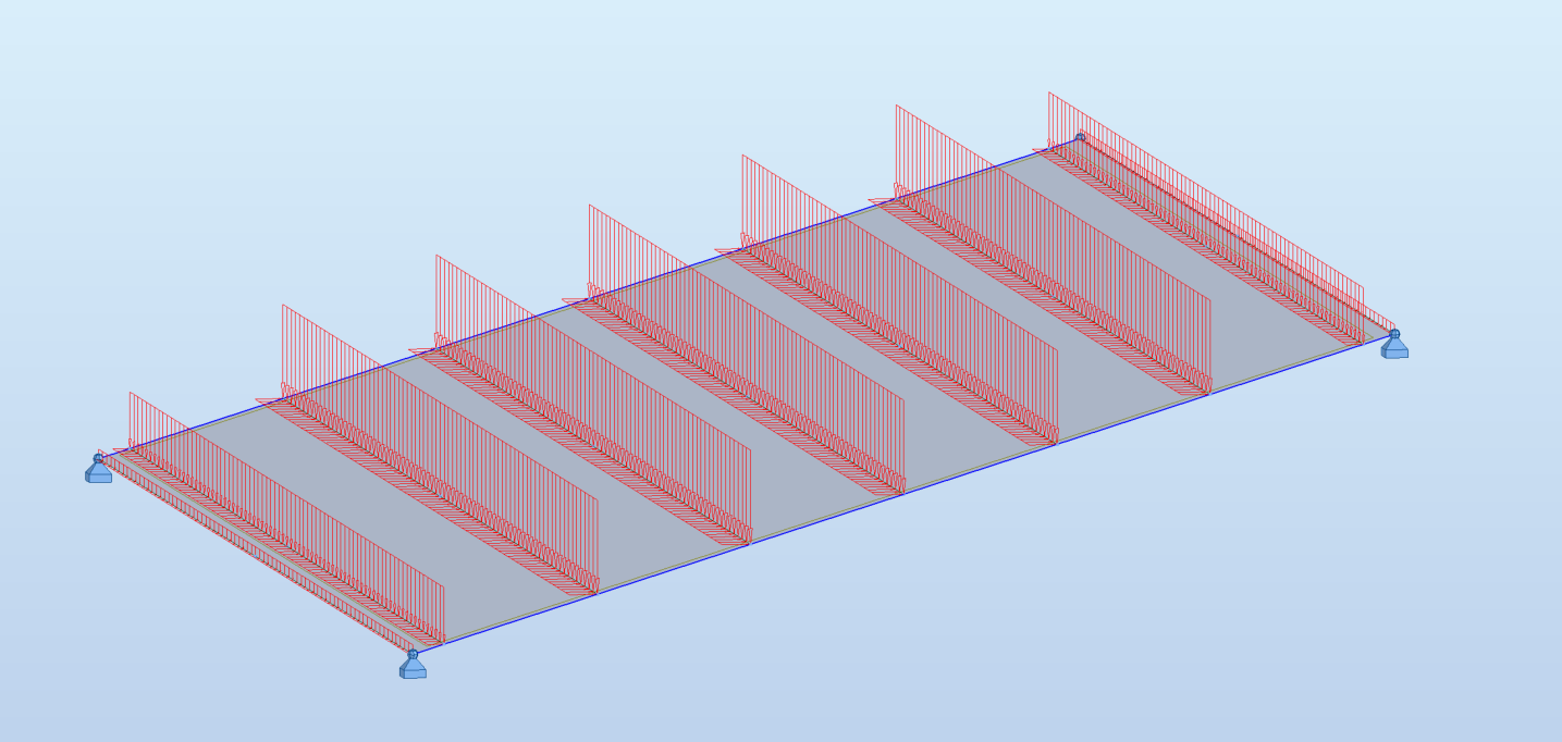Incorrect direction of surface load on contour defined in local direction of a panel or cladding ...