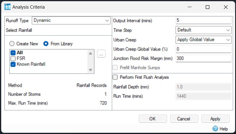 How to model sequential storms in InfoDrainage