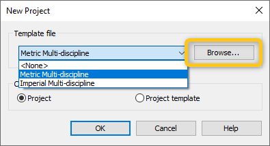 How to use custom project templates in Revit?