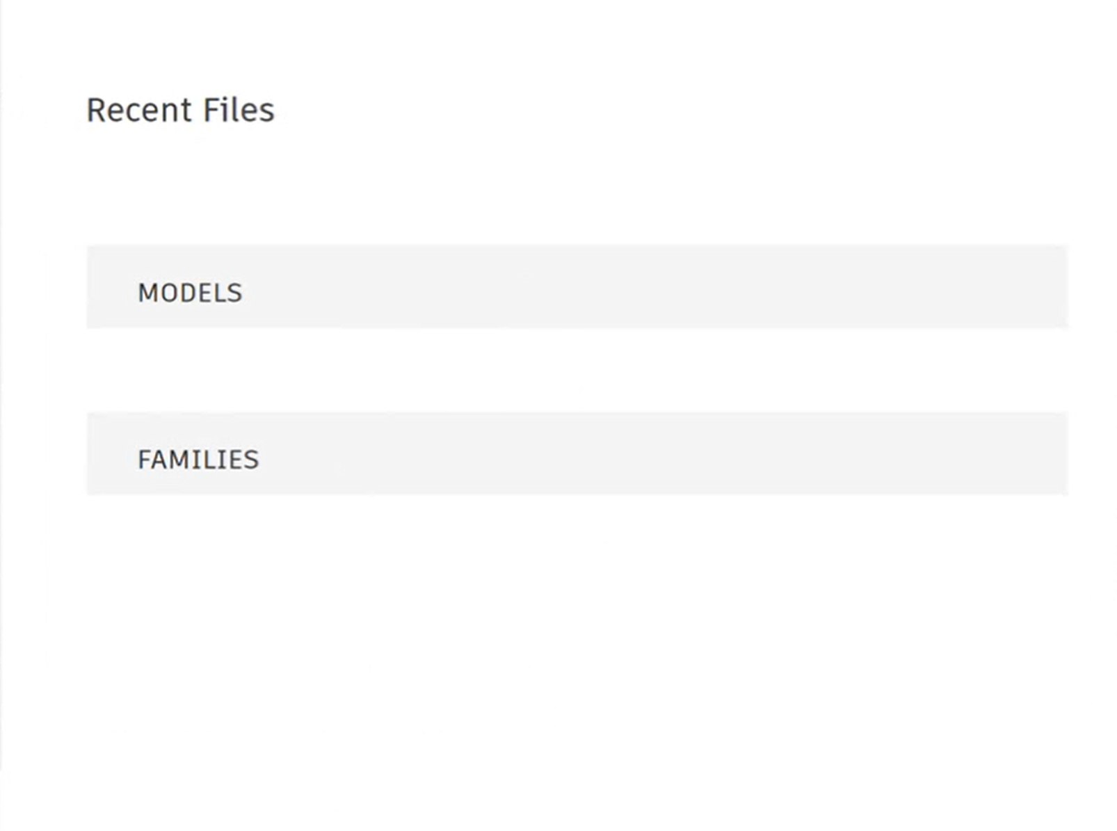 Recent files blank and file button is unresponsive in Revit
