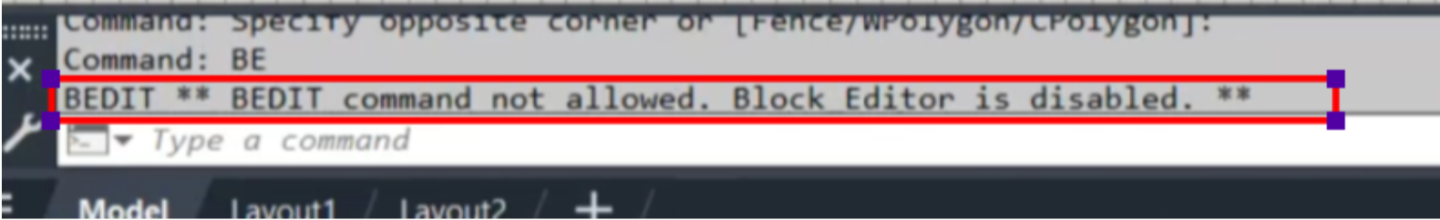 Unable to edit blocks in AutoCAD products