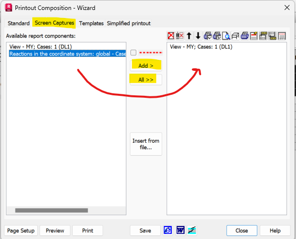 How to generate and print calculation report in Robot Structural Analysis