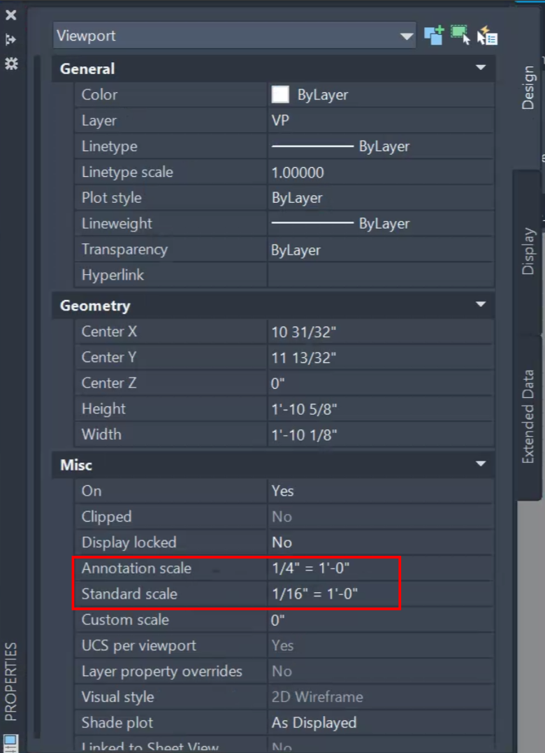 Using annotation scale that is different from viewport scale in AutoCAD ...
