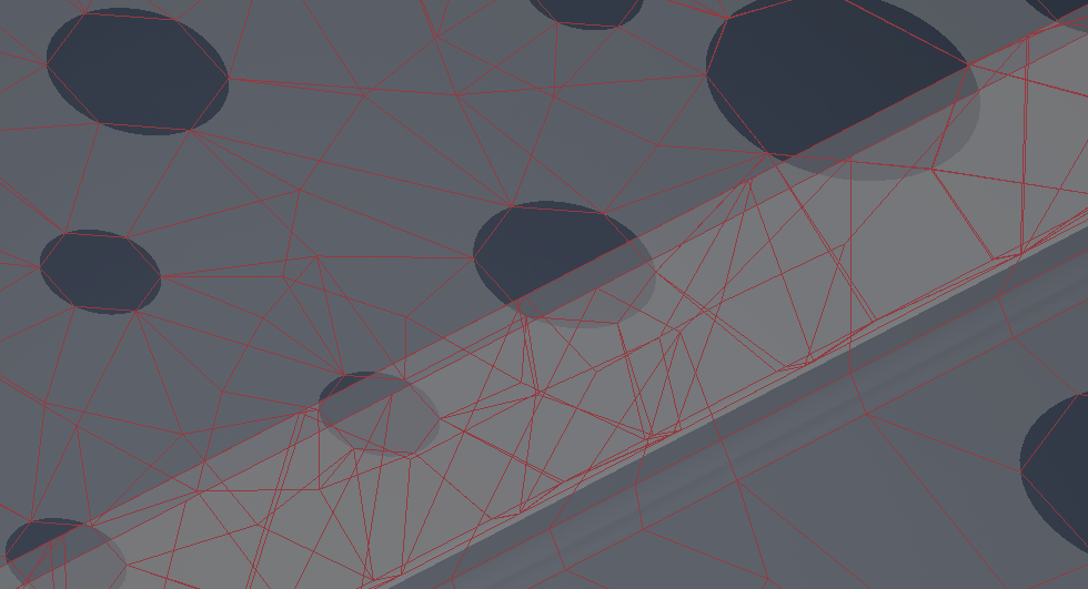 Shell Meshes look distorted and overlaid in Inventor Nastran