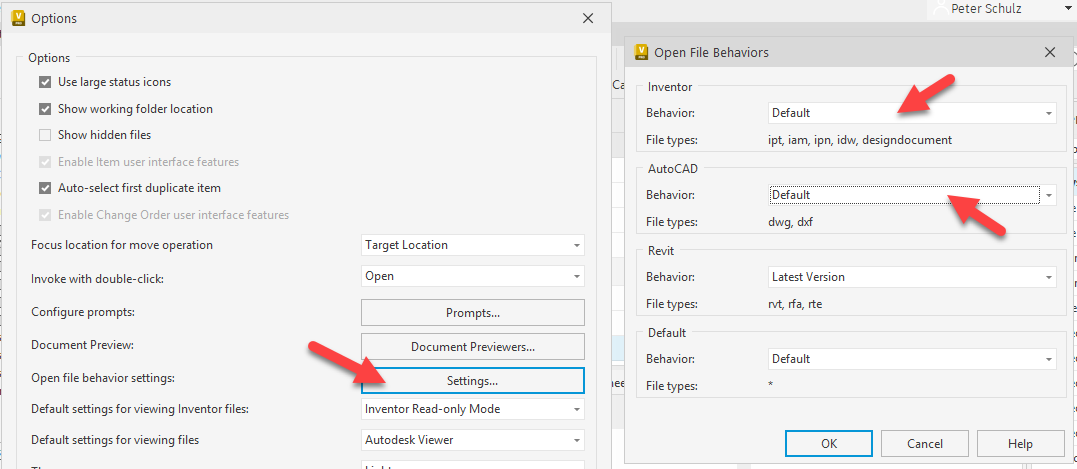 Opening Inventor file runs new instance instead of using existing Inventor product from Windows ...